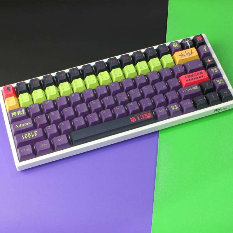 Jual Keycaps Pbt Evangelion Adam Cherry Profile Sublim Mechanical ...