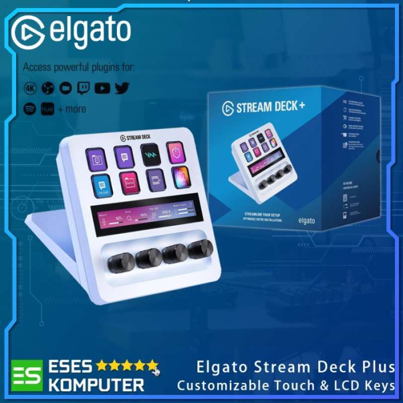 Jual Elgato Stream Deck+ / Stream Deck Plus Live Streaming Controller ...