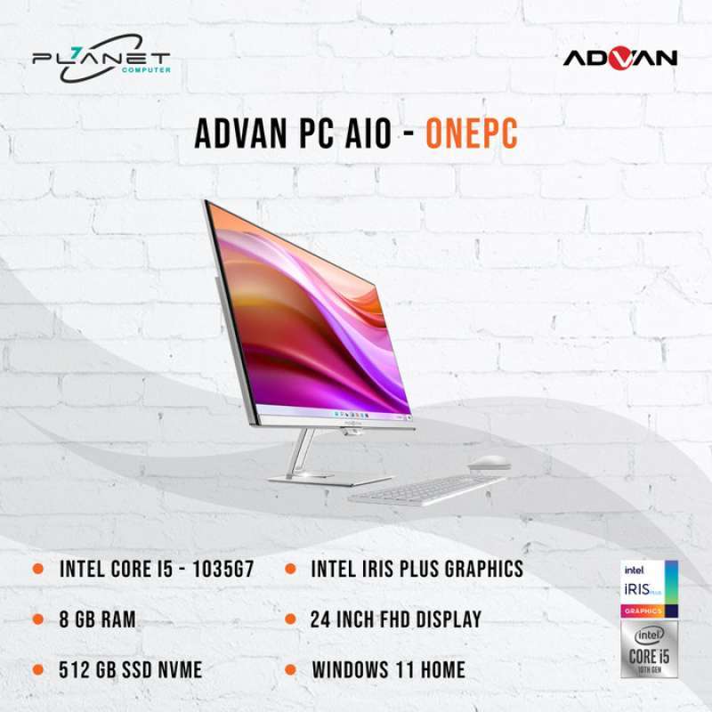 Jual Advan Pc Aio Onepc Intel Core I5-1035g7 8gb 512gb 25 Fhd Win11 Di Seller Sweet Shop ...