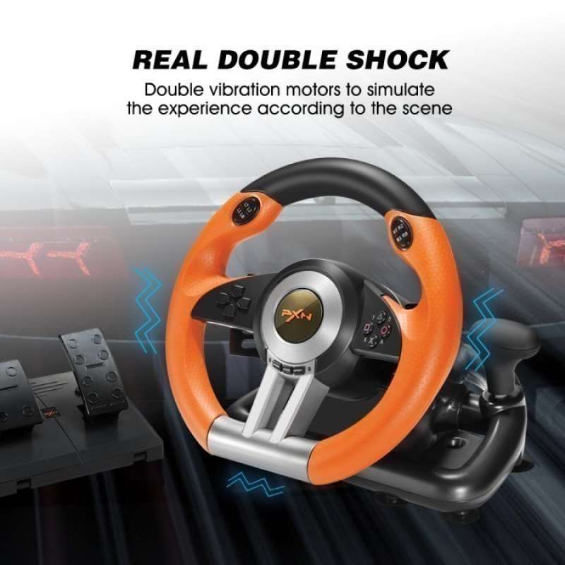 Jual Pxn V3 Pro Gaming Steering Wheel With Pedals Multi Platform ...