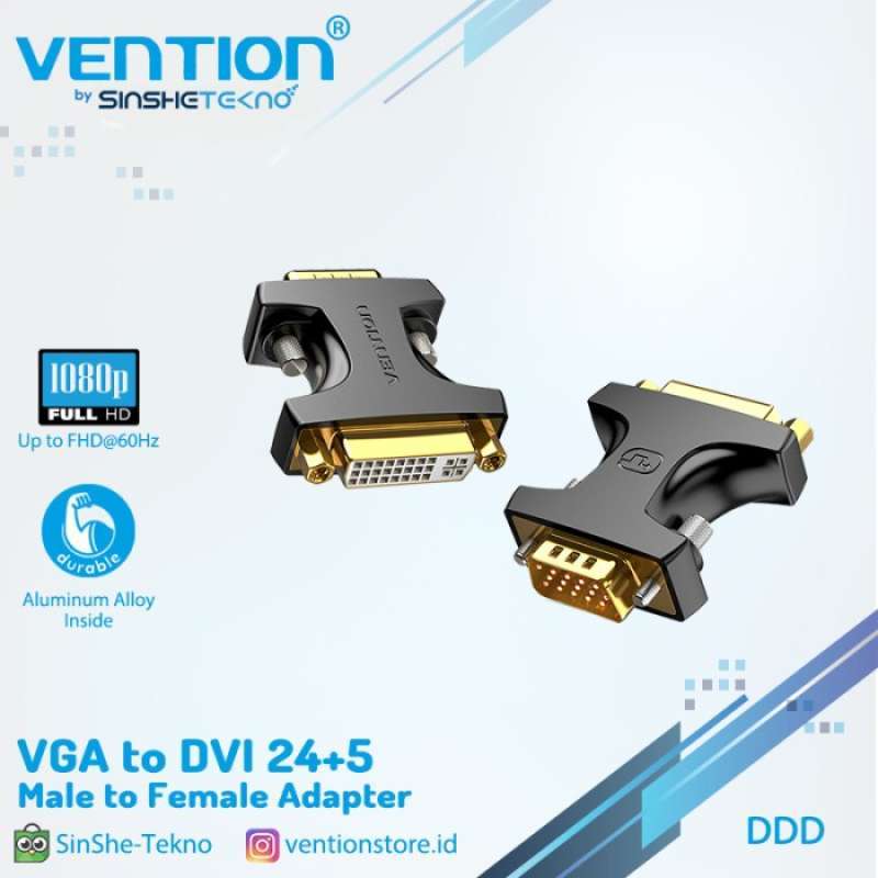 Jual Vention Dvi Vga Adapter Converter Bidirectional - Ddd Di Seller ...