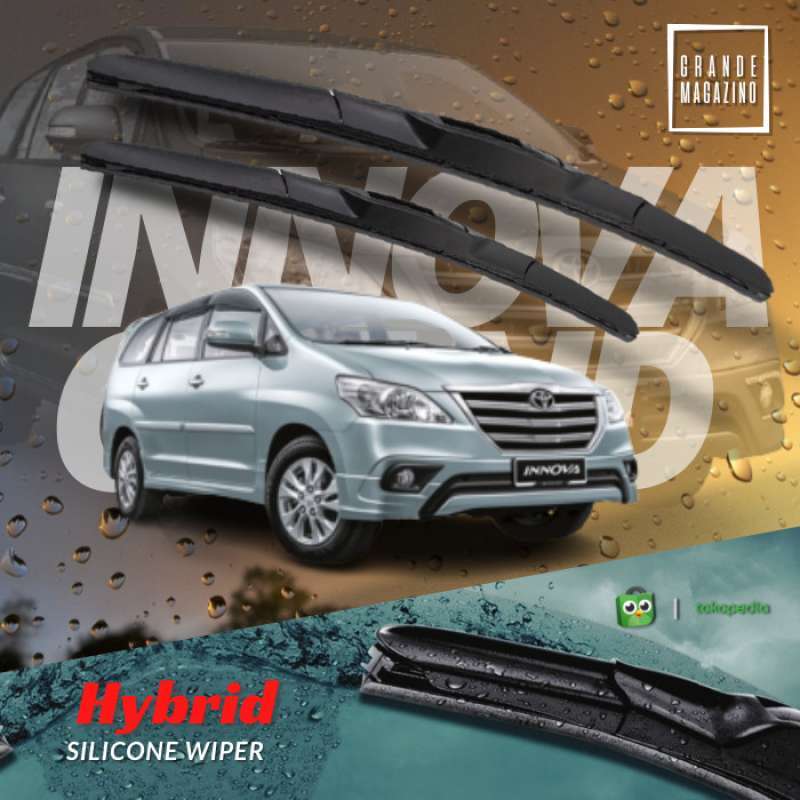 Promo Wiper Frameless Hybrid Toyota Grand Innova Lama Karet Kaca Silicon Diskon 33% Di Seller ...