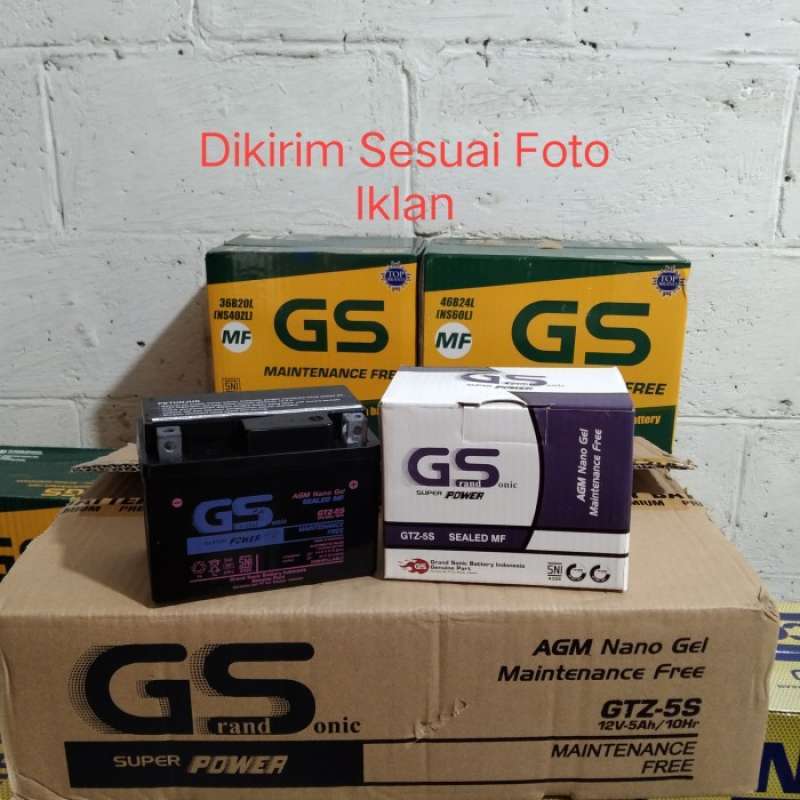 Promo Aki Motor Gtz5s Gs Mf Beat, Vario 110, Revo, Fino, Mio Soul Gt, Scoopy Diskon 33% Di ...