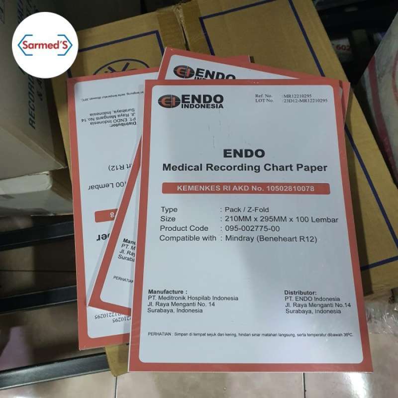 Promo Kertas Ecg R 12 Mindray / Paper Ecg R 12 / Kertas 210 X 295 X 100 ...