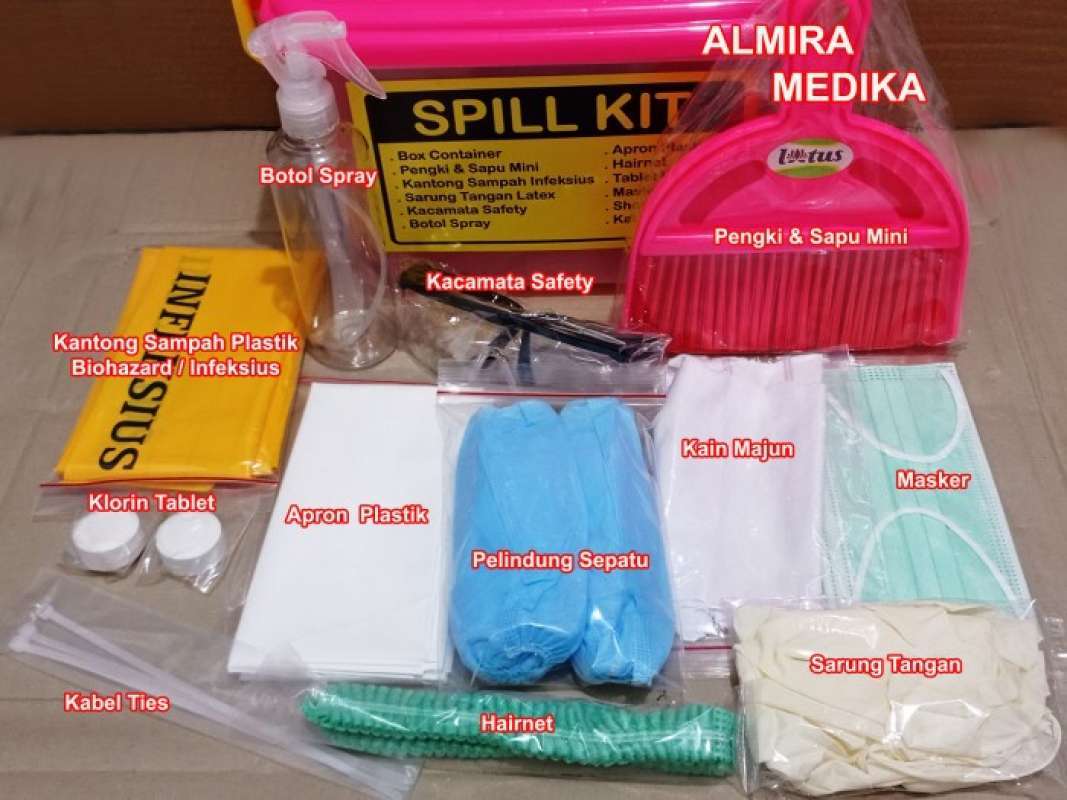Promo Spill Kit Infeksius Klinik Rumah Sakit / Spil Kit Limbah B3 Medis ...