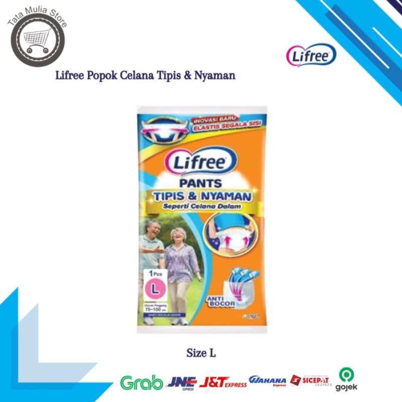 Promo Original !! Lifree L 1 Karton Isi 48 Popok Celana Dewasa/ Adult Diaper Diskon 33% Di ...