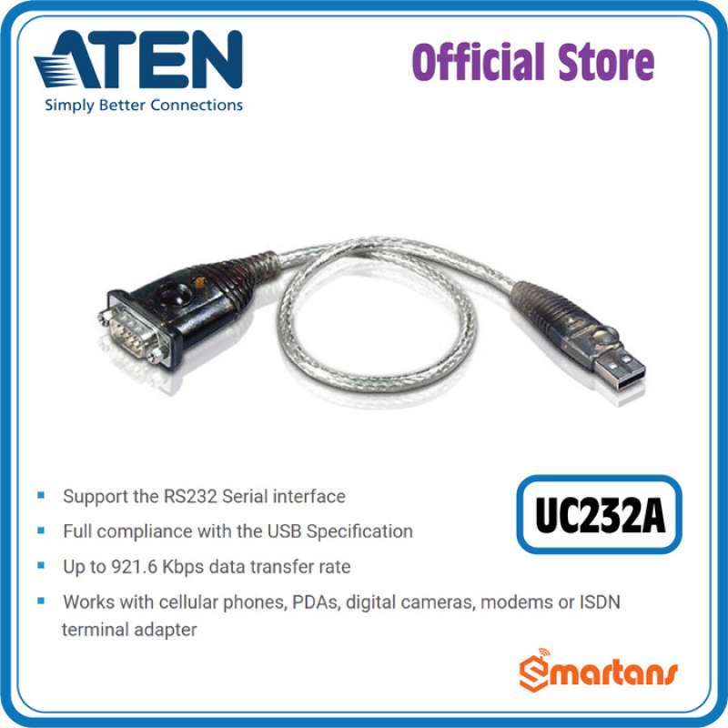Jual Aten Uc232a - Usb To Rs-232 Converter Di Seller Velvet Store ...