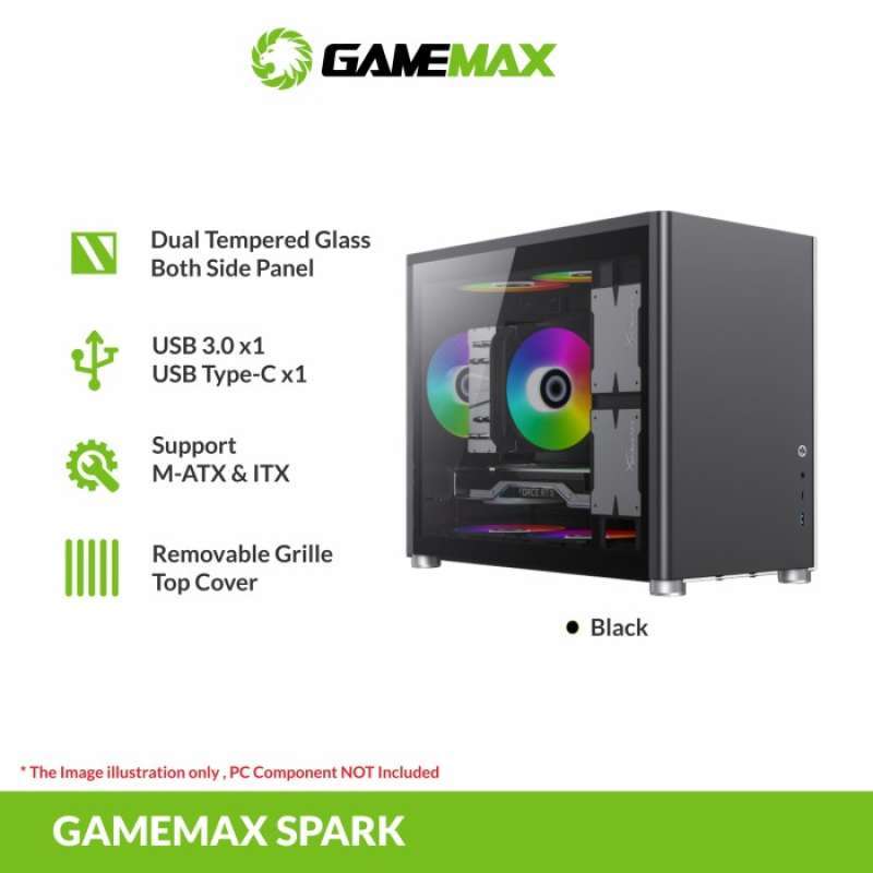 Jual Gamemax Spark M-atx Desktop Gaming Computer Case Di Seller Velvet ...
