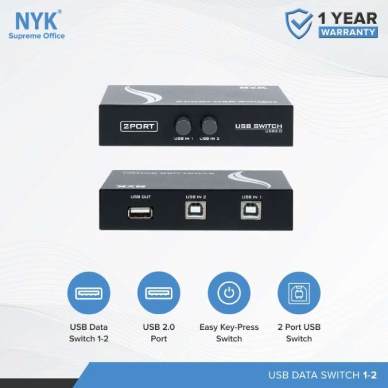 Jual Usb Data Switcher Nyk Usb Printer Sharing Di Seller Velvet Store ...
