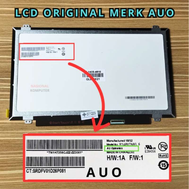 Jual Layar Lcd Led Laptop Acer Aspire V V Slim Pin Di Seller Kingyo