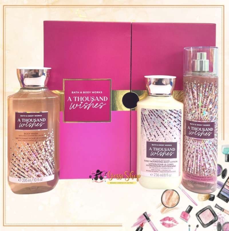 Promo Bath & Body Works A Thousand Wishes Gift Box Set Diskon 33% Di Seller Harsastore - Tugu ...