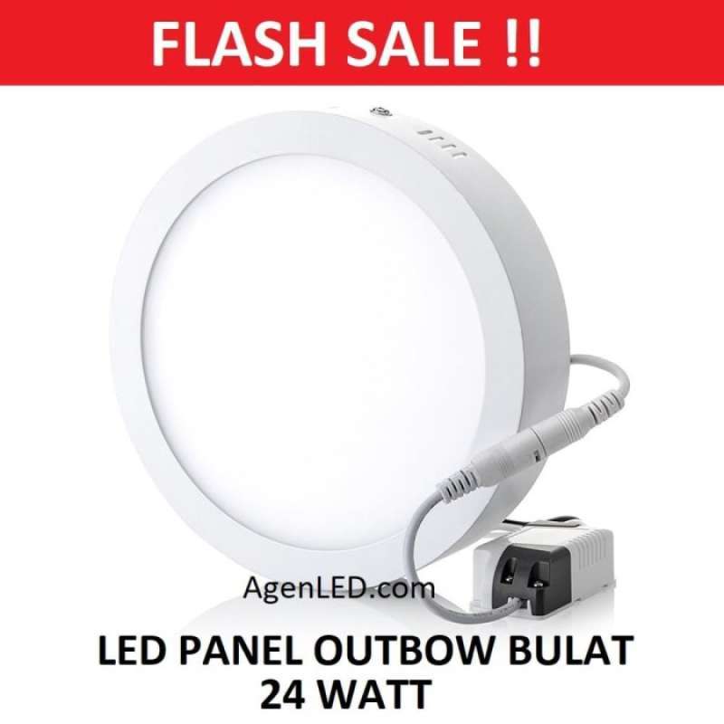 Promo Lampu Downlight Led Panel 24w Putih 24 W Watt 24watt Outbow Bulat ...