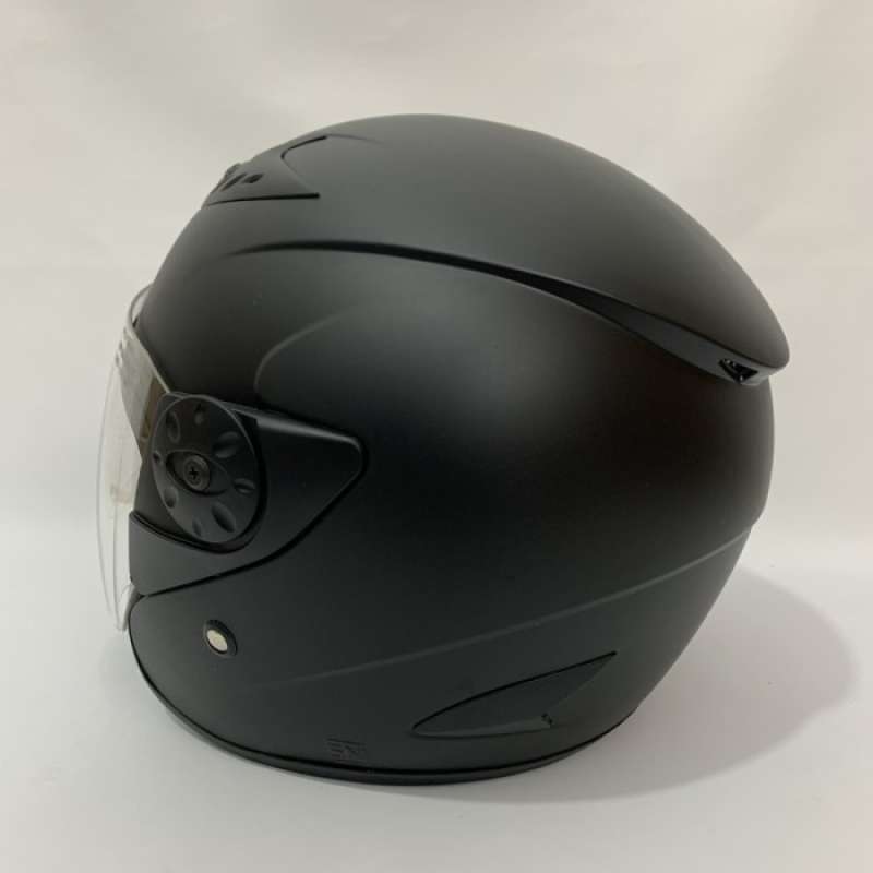 Promo Helm Vision 2 Polos Hitam Doff Solid Helm Dewasa Sni Terbaru ...