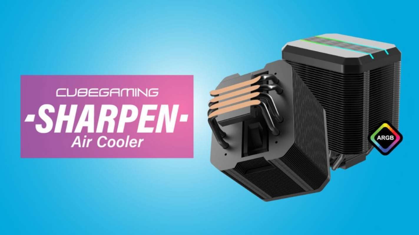 Jual Cube Gaming Sharpen - Argb Air Cooler - For All Intel Socket & Amd ...