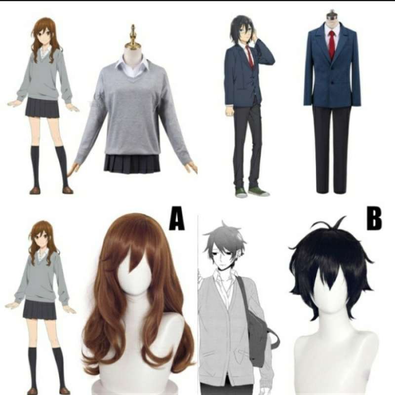 Jual Horimiya Izumi Miyamura Wig Costume Cosplay - Kostum Izu Di Seller ...
