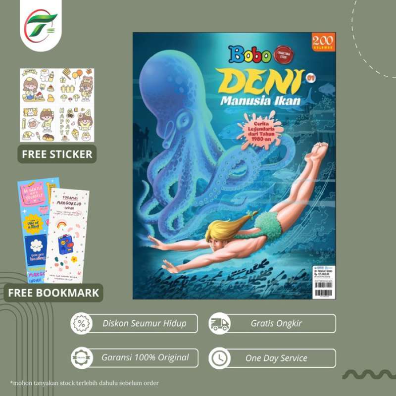 Jual Majalah Bobo Edisi Koleksi Deni Manusia Ikan Vol.1 Terbaru Di Seller Velvet Store ...