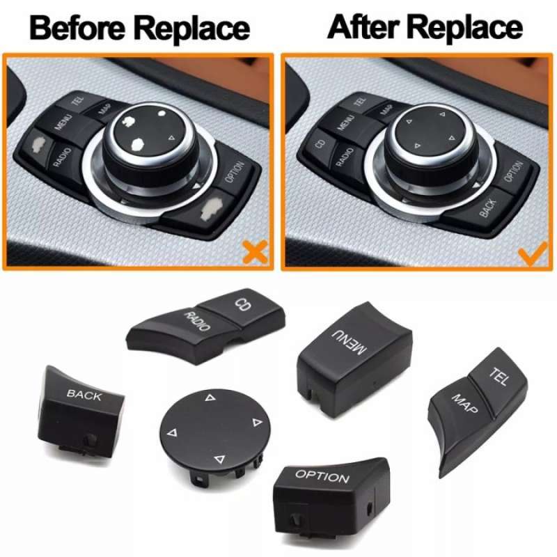 Promo Tombol Idrive Button Bmw F10 F30 F25 F02 E70 E90 E84 E87 3 5 X1 ...