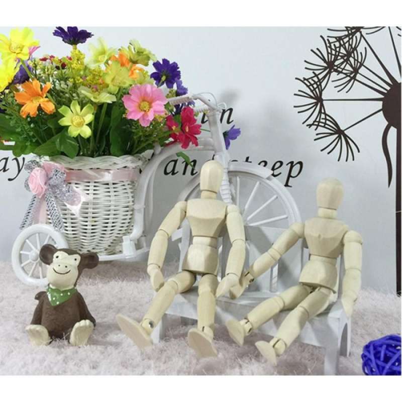 Jual Wooden Mannequin Painting Artist Drawing Sketch Mannequin Puppet ...