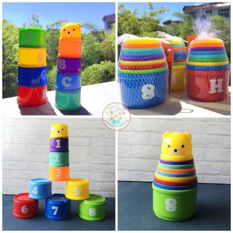 Jual Kiddy.edustore - Mainan Susun Gelas / Stacking Cup Di Seller ...