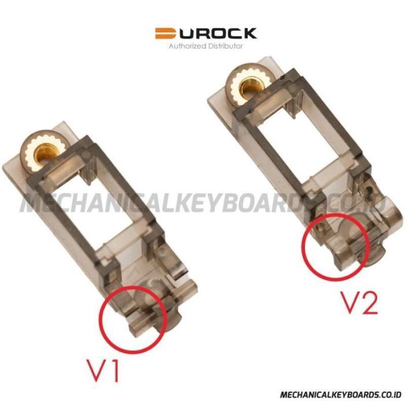 Jual Durock V2 Transparent Pcb Screw-in Keyboard Stabilizer Individual ...