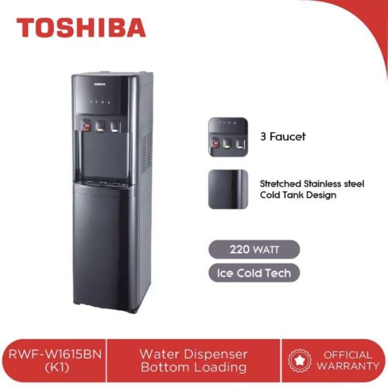Promo Water Dispenser Bottom Loading Rwf-w1615bn (k1) Resmi Baru Diskon ...