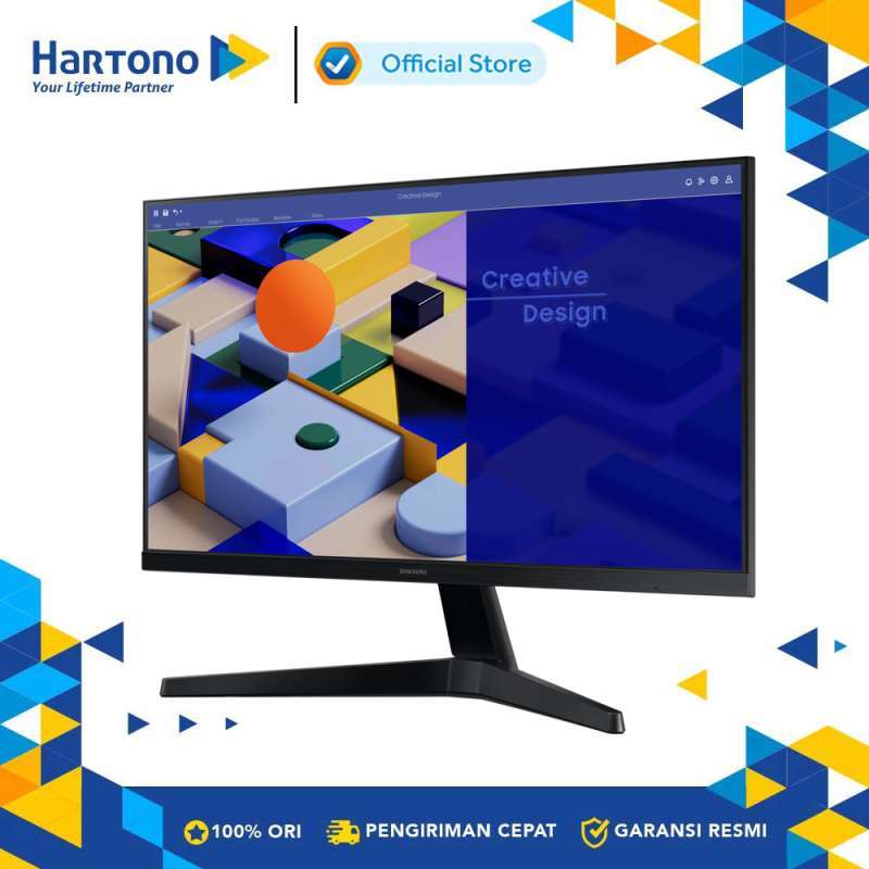 Jual Samsung 27 Inch S31c 75hz Fhd Ips Bezel-less Monitor With Dual ...
