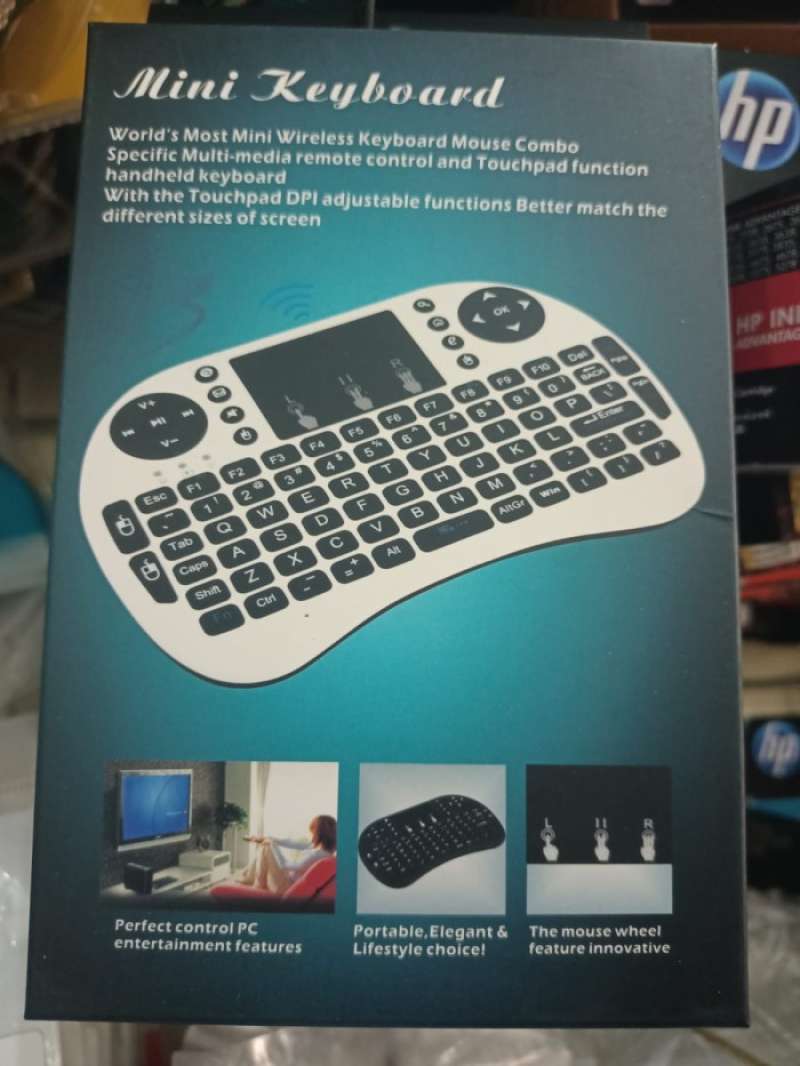 Promo 100% Produk Ori Keyboard Air Mouse I8 Mini Keypad Wireless ...