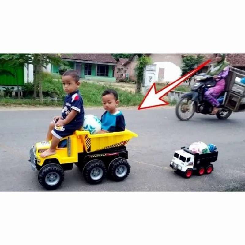 Jual Mainan Mobil Dump Truk Super Jumbo - Truck Dino Shp Uk Xl Besar ...