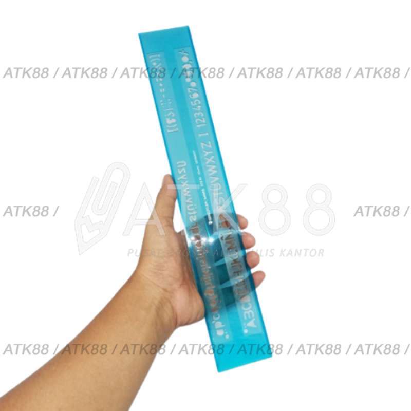 Jual Penggaris Sablon Mal Huruf Mor 10mm Made In Germany Di Seller ...