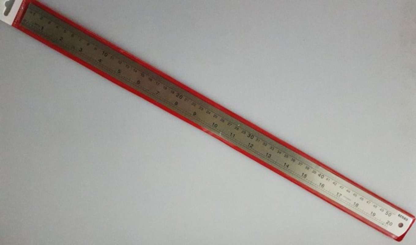 Jual Penggaris Besi / Rol Besi / Stainless Ruler Kenko 50 Cm Di Seller ...