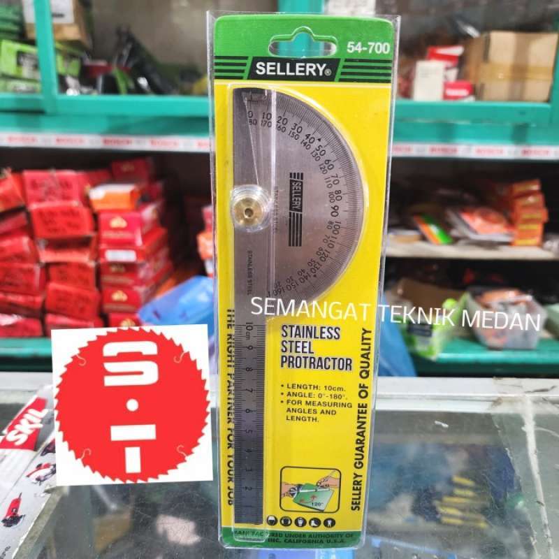 Jual Alat Penggaris Ukur Sudut Combi Busur Derajat Protactor Ruler ...