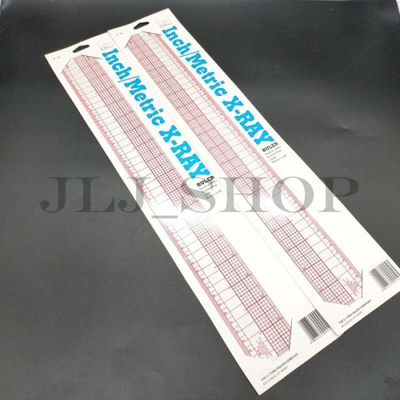 Jual Penggaris Pola / Skala Plastik-inch / Metric X-ray 45cm / 18 B-95 ...