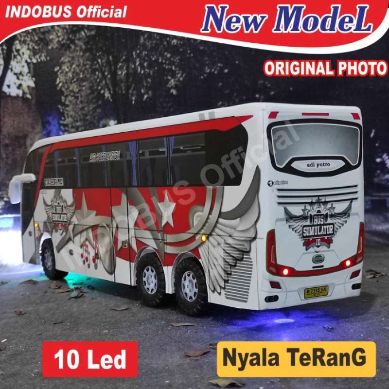 Jual Indobus Miniatur Bus Bis Game Simulator Indonesia Lampu Di Seller ...