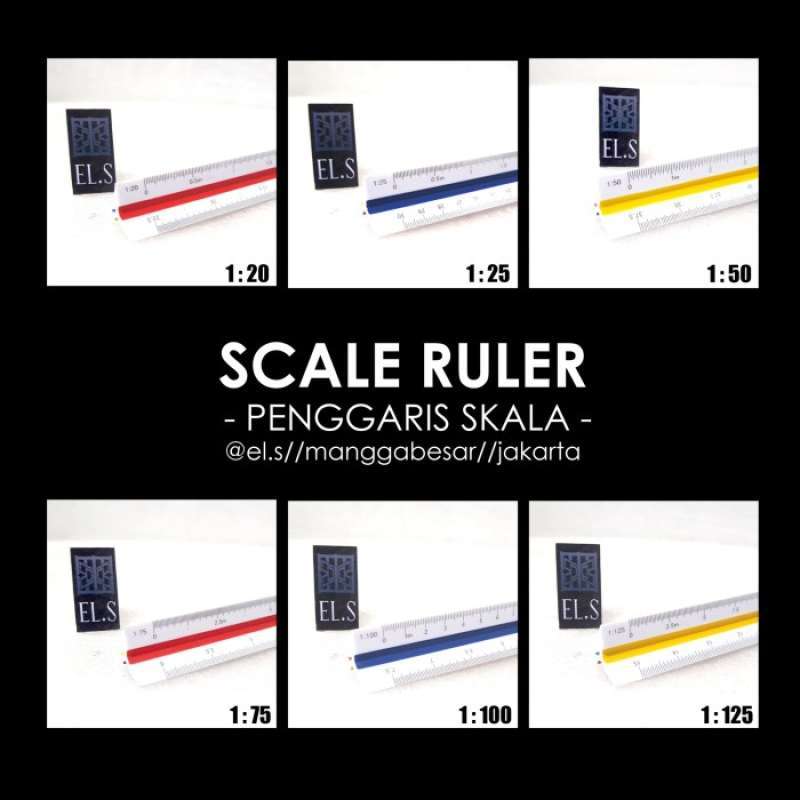 Jual Scale Ruler / Penggaris Skala / Mistar Skala Di Seller Kingyo ...