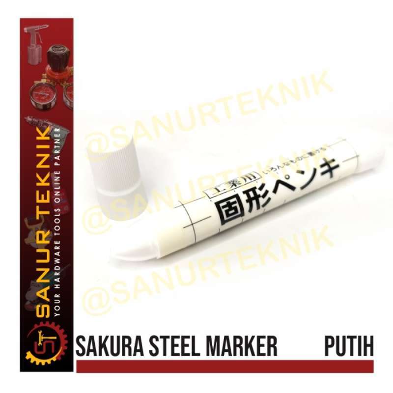 Jual Sakura Solid Steel Marker/ Spidol Penanda Besi Baja Permanen Warna ...