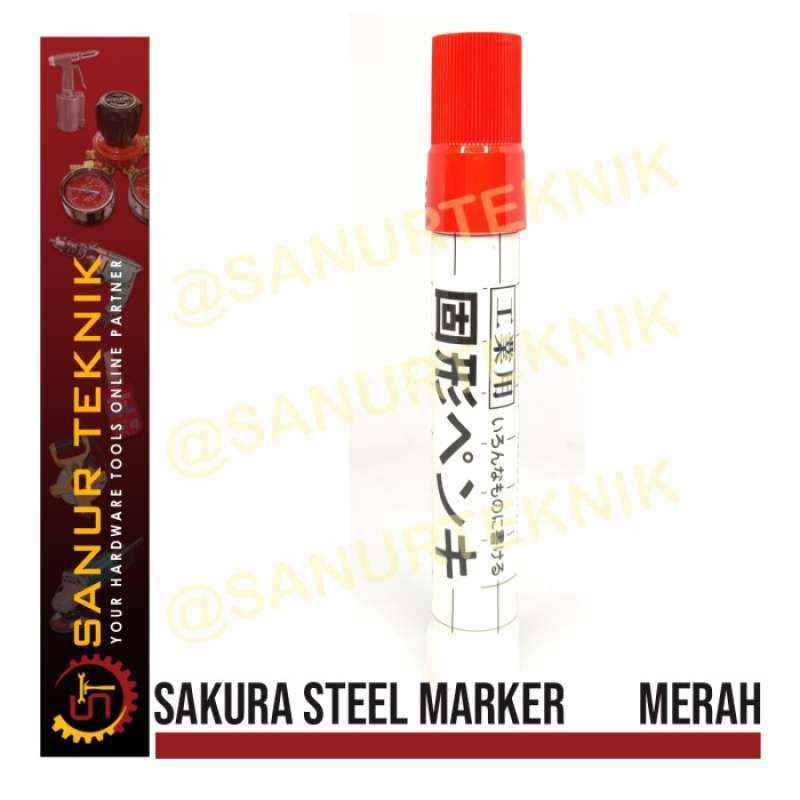 Jual Sakura Solid Steel Marker/ Spidol Penanda Besi Baja Permanen Warna - Putih Di Seller Velvet ...