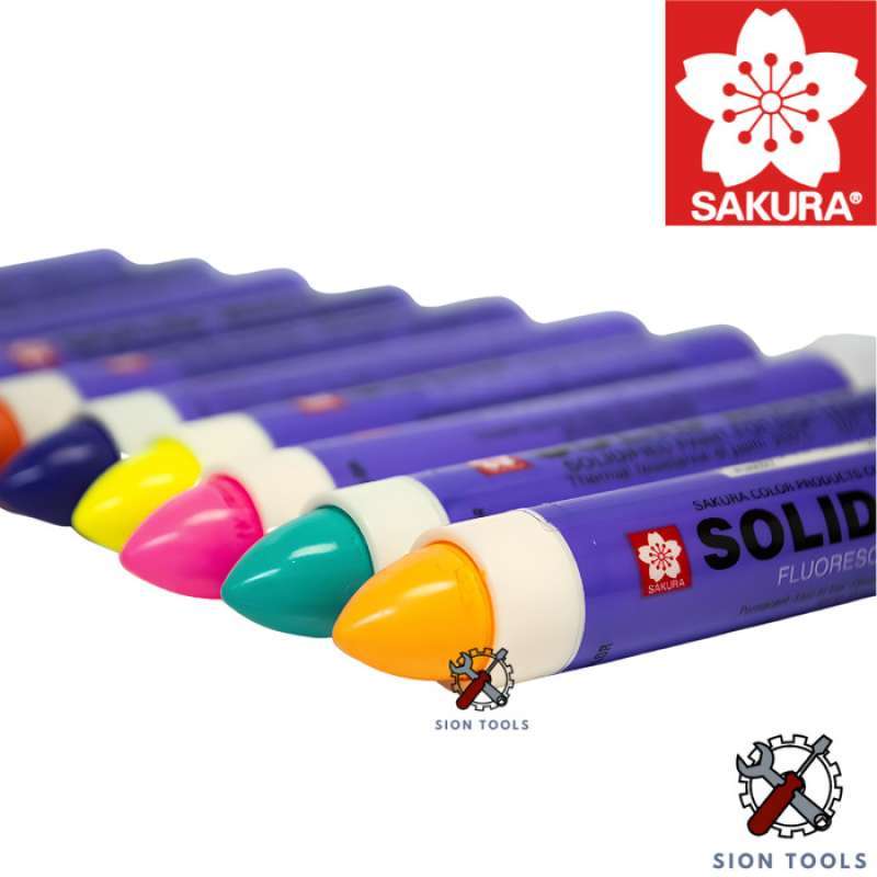 Jual Sakura Solid Steel Marker / Spidol Penanda Besi Permanen - Kuning ...