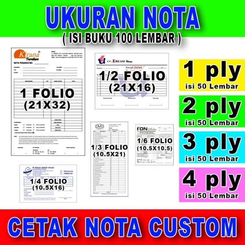 Jual Buku Nota, Surat Jalan, Kwitansi Karbon Ncr - Satuan Di Seller ...
