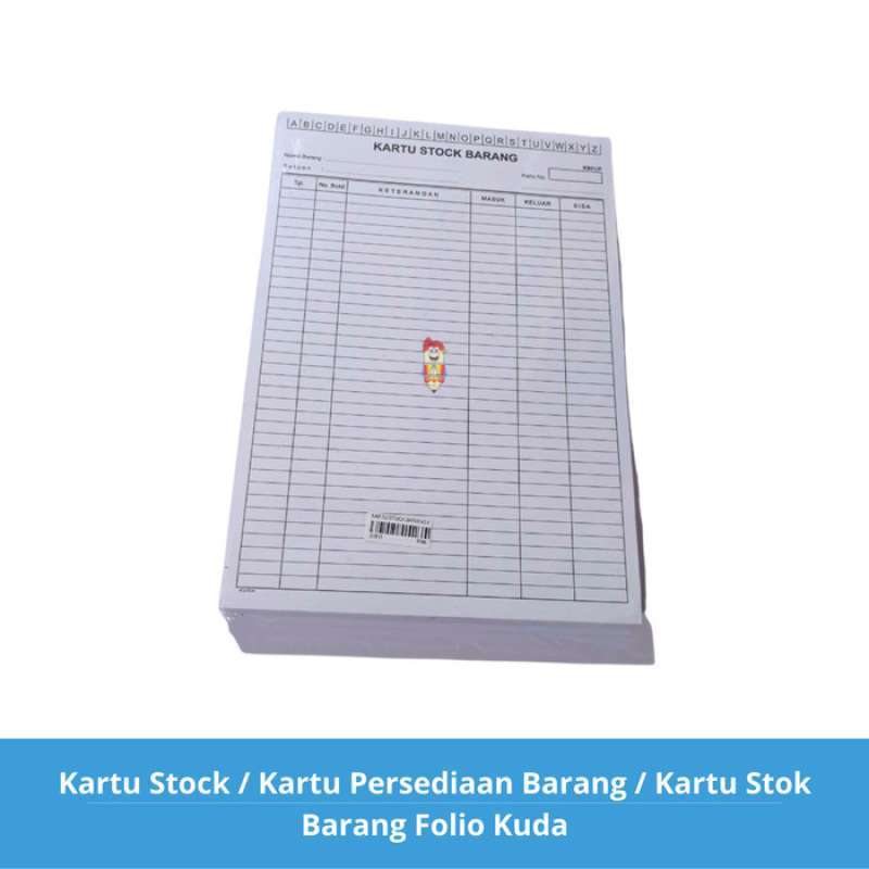 Jual Kartu Stock / Kartu Persediaan Barang / Kartu Stok Barang Folio ...