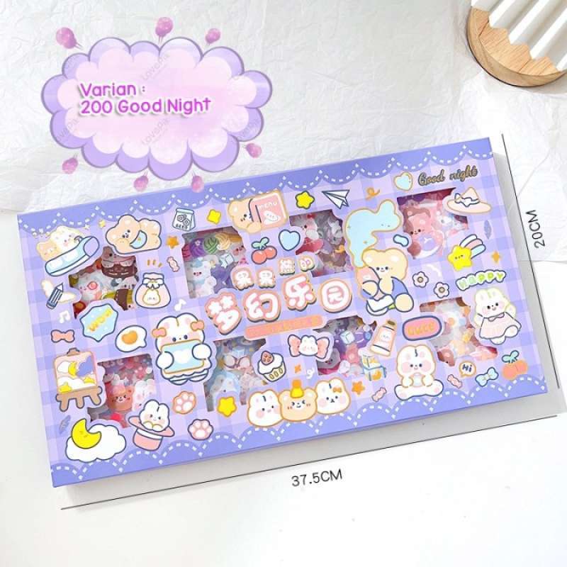 Jual Sticker Momo Isi 200 Lbr Stiker Buku Diary Diy Hp Memo Journal ...