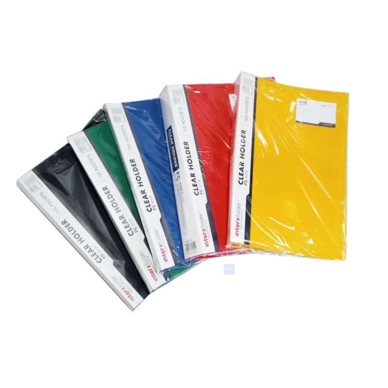 Jual Inter X Clear Holder Folio Isi 100 Lembar + Cover Box Tebal ...