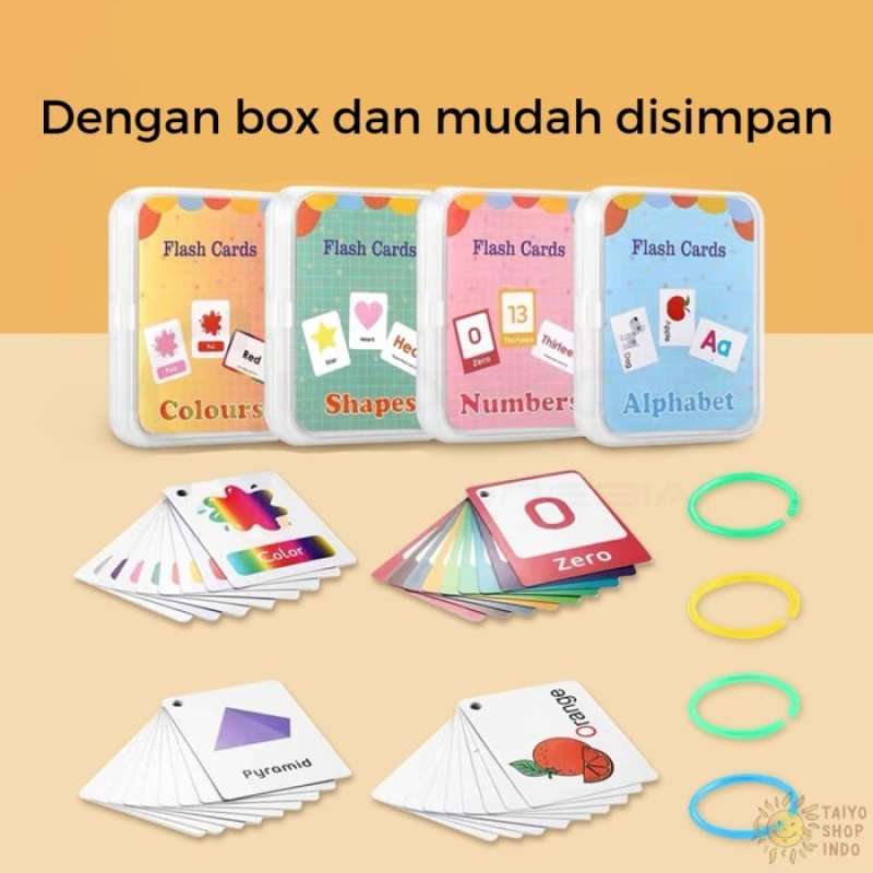 Promo Mainan Flash Card Anak Kartu Edukasi Pintar Bahasa Inggris ...