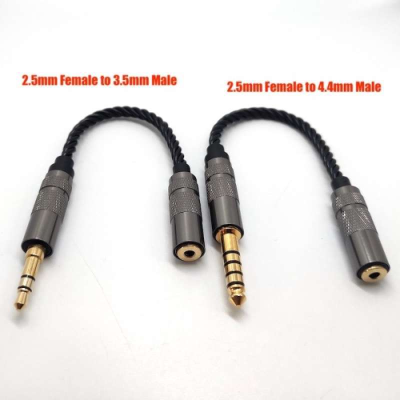 Jual Male To Female 3.5mm 2.5mm 4.4mm Balanced Jack Audio Adapter Cable - 2.5f To 3.5m Di Seller ...