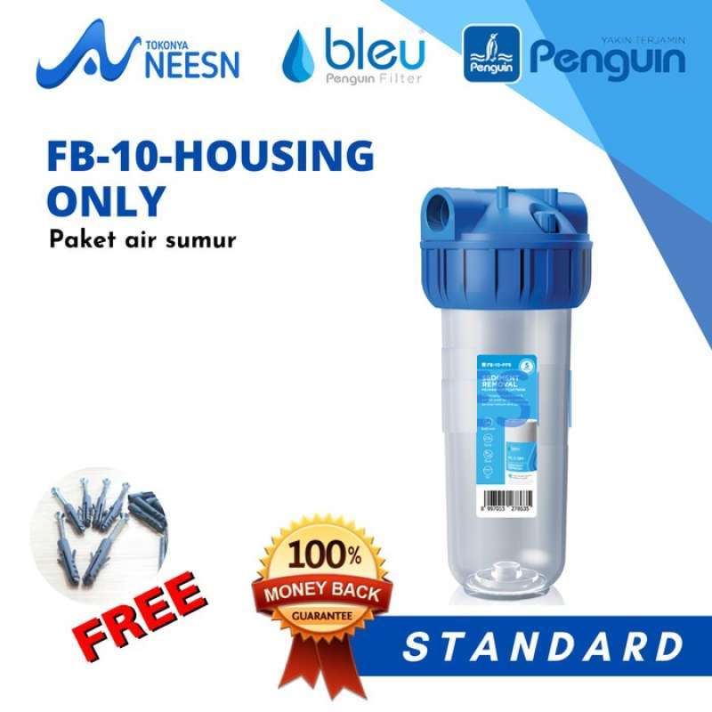 Promo Filter Air Penguin Bleu Fb 10 Std Housing Only Tanpa Alur ...