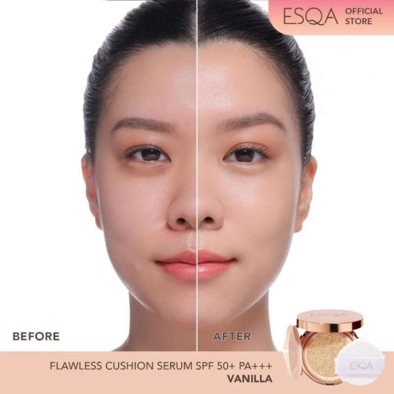 Jual Esqa Flawless Cushion Serum Spf 50+ Pa+++ - Milkshake Di Seller ...