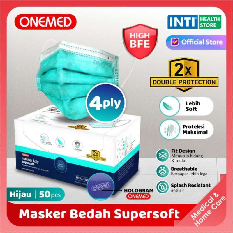 Jual Onemed | Masker 4 Ply Medis Supersoft Premium (kemasan Steril) Di ...