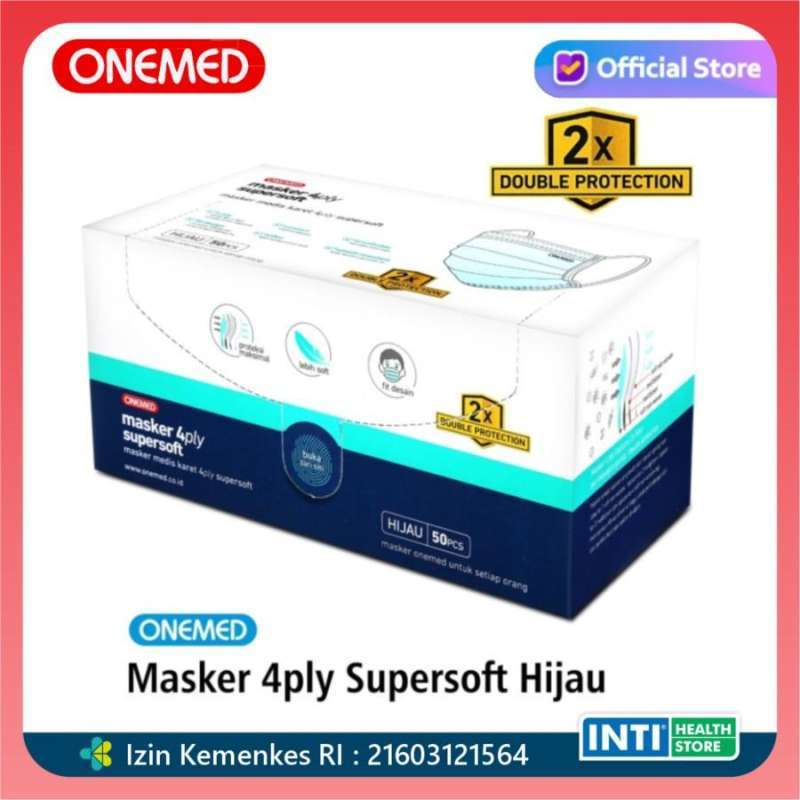 Jual Onemed | Masker 4 Ply Medis Supersoft Premium (kemasan Steril) Di ...