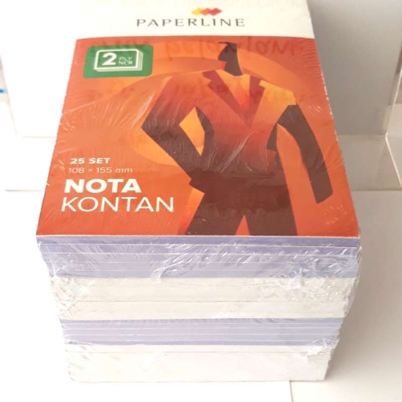 Jual Nota Kontan 2 Ply Kecil Paperline/ Rangkap 2 Kecil Ppl(10 Buku) Di ...
