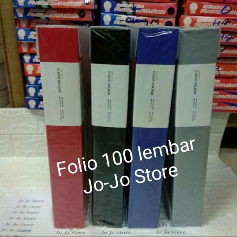 Jual Clear Holder/dokument Keeper/display Book Folio/ F4 100 Lembar ...