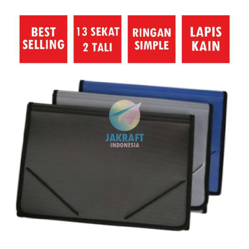 Jual Expanding File F4 Folio Joyko Ef-2538 Map Harmonika Tali 13 Pocket ...